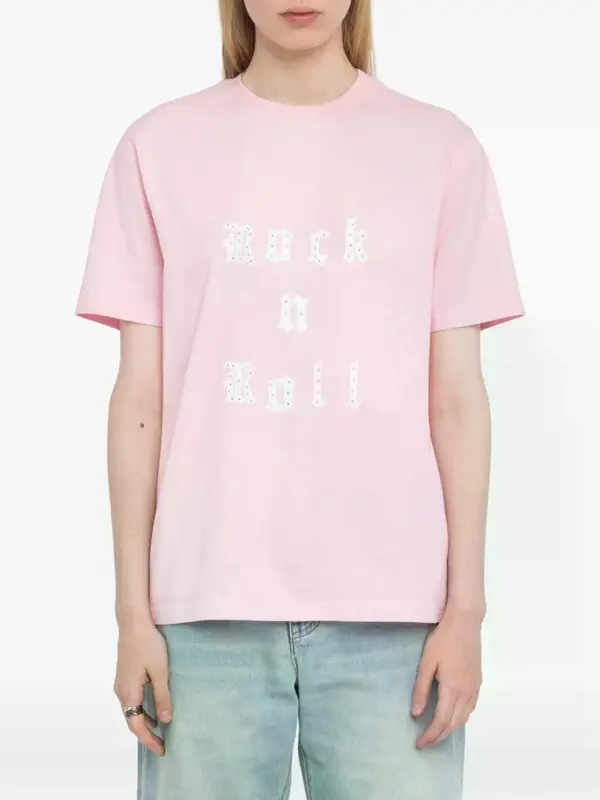 Zadig&Voltaire Relaxed Fit Graphic Print T-shirt - Pink