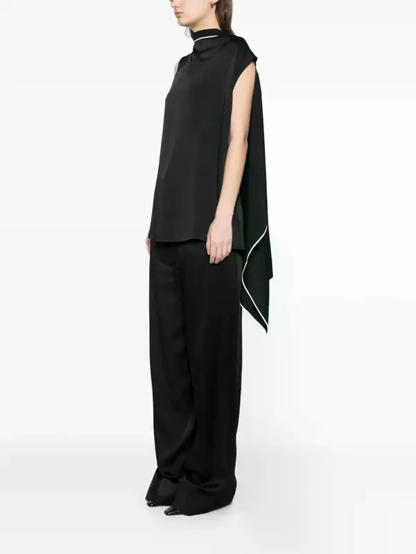 Stella McCartney Sleeveless Tie Neck Top
