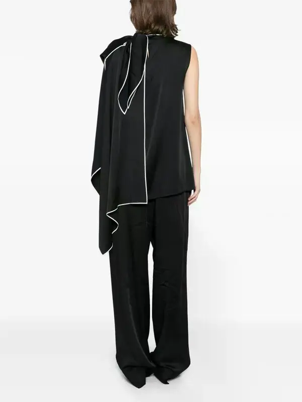 Stella McCartney Sleeveless Tie Neck Top