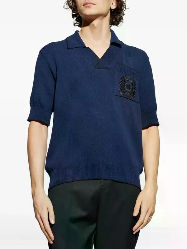Balmain Polo-collar T-shirt