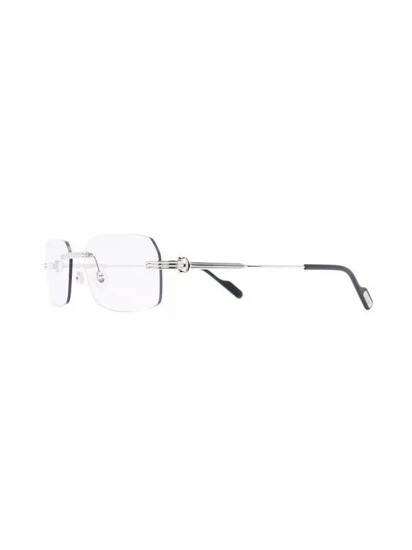 Cartier Rimless Square Frame Eyeglasses
