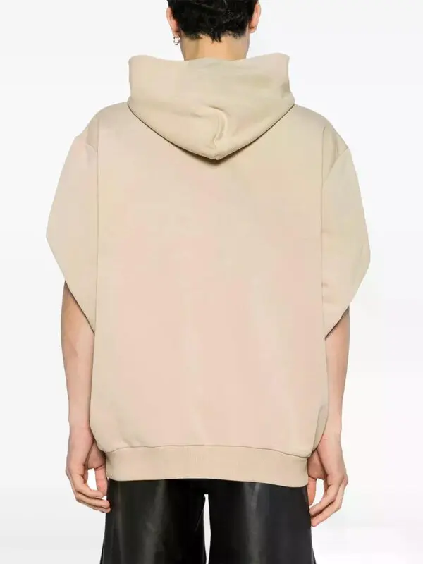 MAISON MARGIELA Sleeveless Cotton-blend Hoodie
