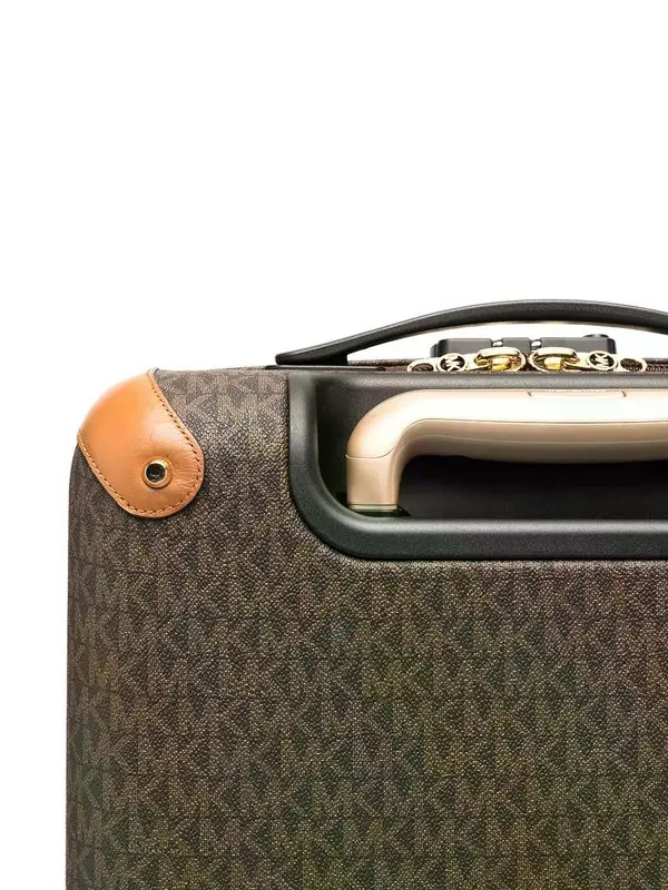 Michael Kors Monogram Logo Print Suitcase