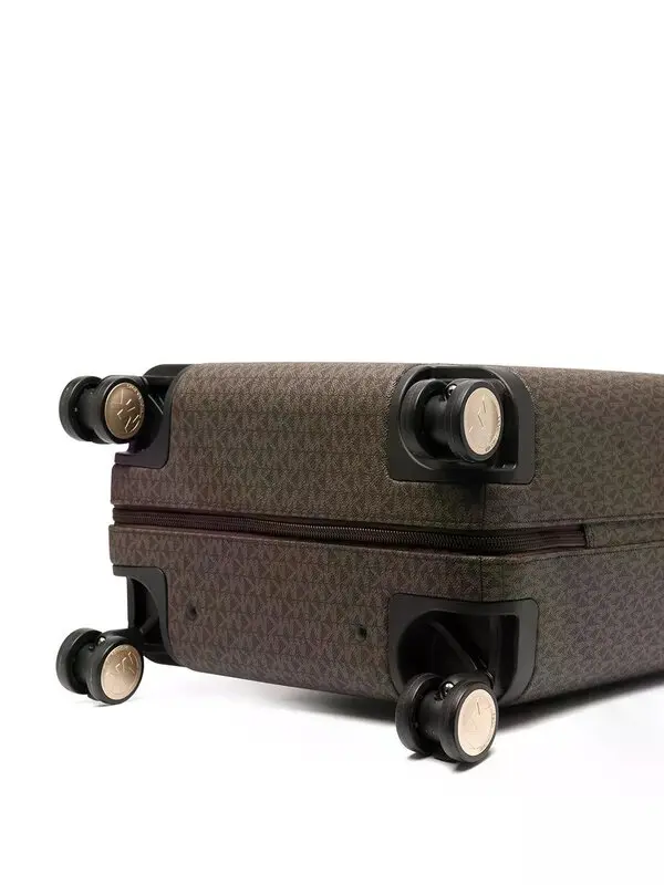 Michael Kors Monogram Logo Print Suitcase