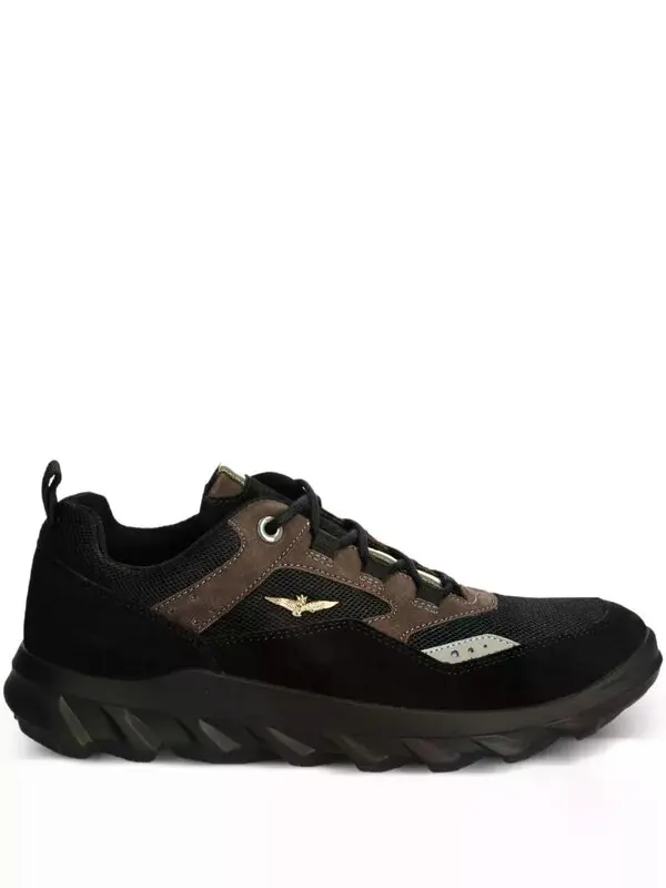 AERONAUTICA MILITARE Paneled Hiking Sneakers - Black