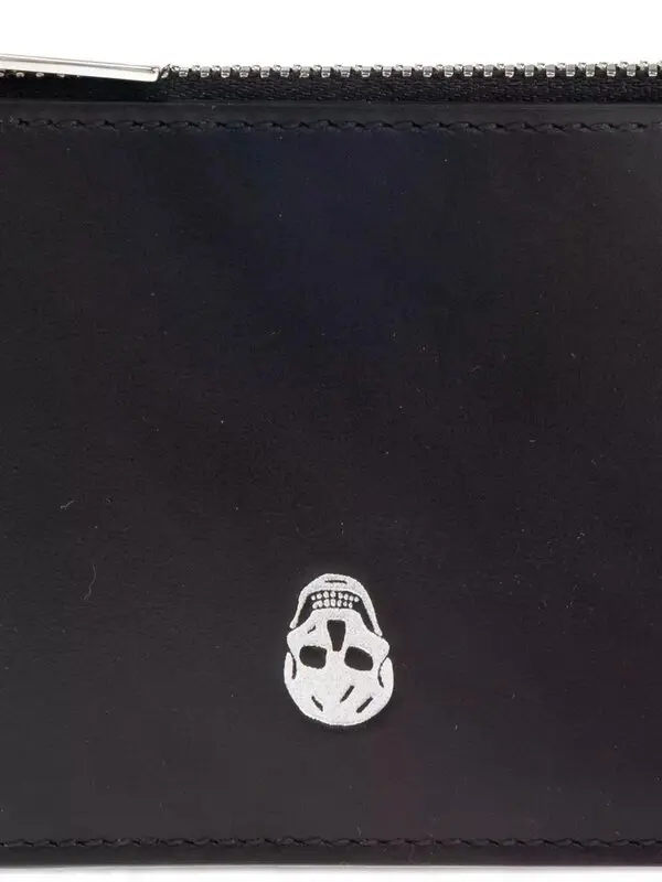 Alexander McQueen Zippered Leather Wallet