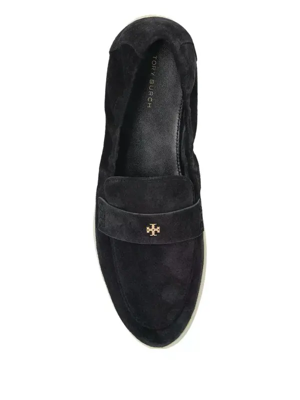 Tory Burch Suede Slip-on Loafers - Blue