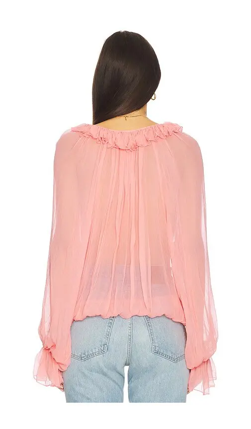 LOVERS AND FRIENDS Evelyn Sheer Top