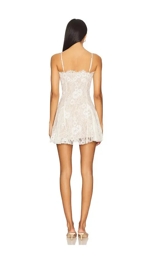 Majorelle Lace Mini Dress
