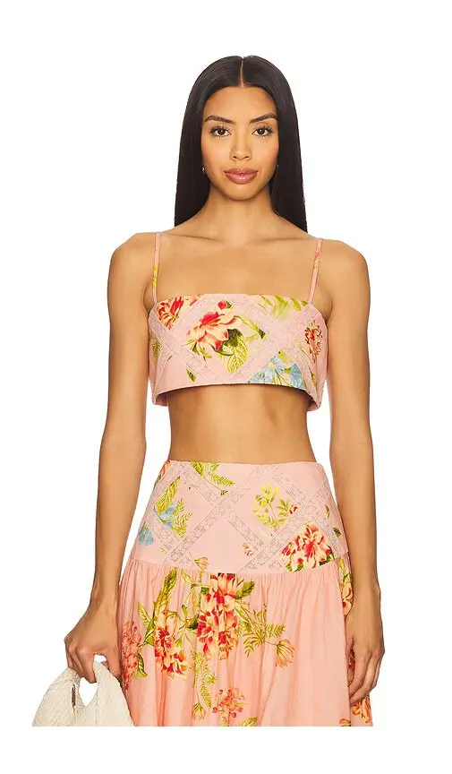 Hemant & Nandita Bustier Top In . Also - Blush
