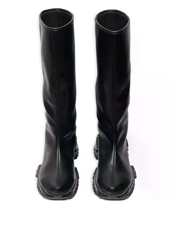 ROMBAUT Knee-high Boots With Chunky Sole And Embossed Logo