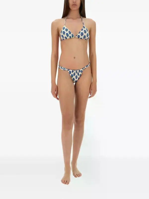 MC2 SAINT BARTH Noelle Floral-print Bikini Bottoms