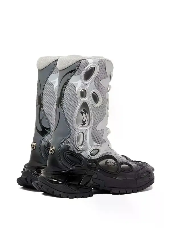 ROMBAUT Mesh Panelled Lace-up Boots