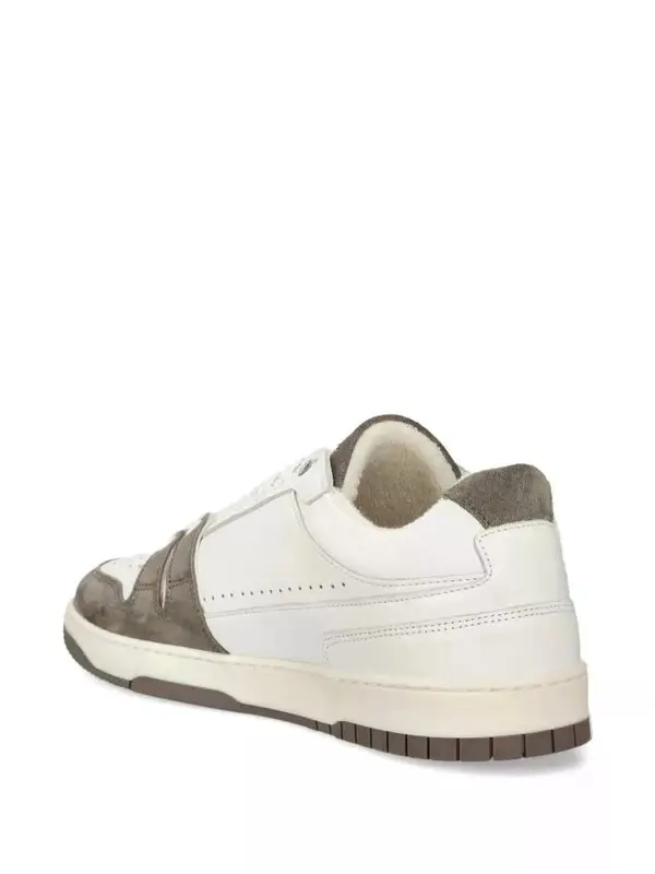 THE MERCER BRAND Logo Embroidered Low-top Sneakers