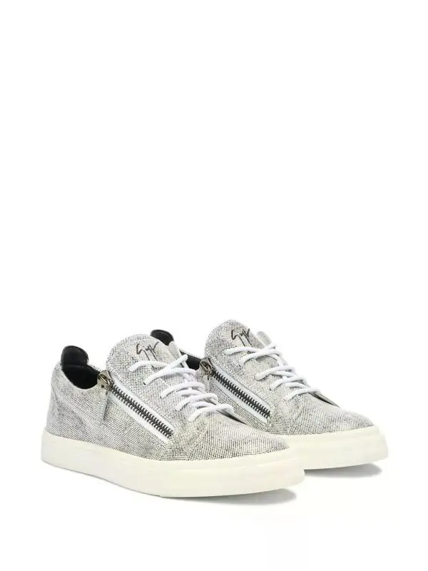 GIUSEPPE ZANOTTI Gail Leather Low-top Sneakers - Black
