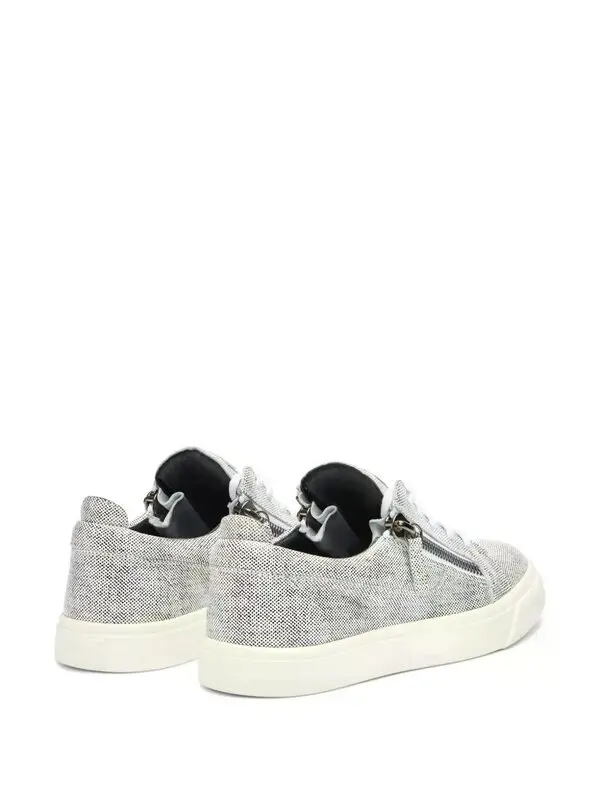 GIUSEPPE ZANOTTI Gail Leather Low-top Sneakers - Black