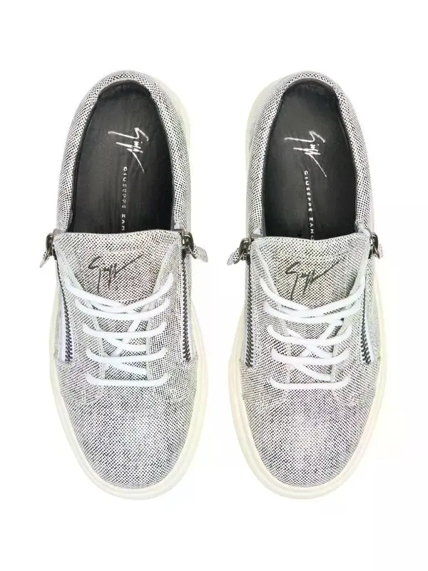GIUSEPPE ZANOTTI Gail Leather Low-top Sneakers - Black