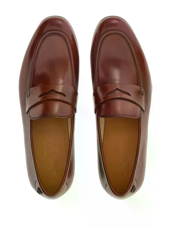 FERRAGAMO Calf Leather Penny Loafers