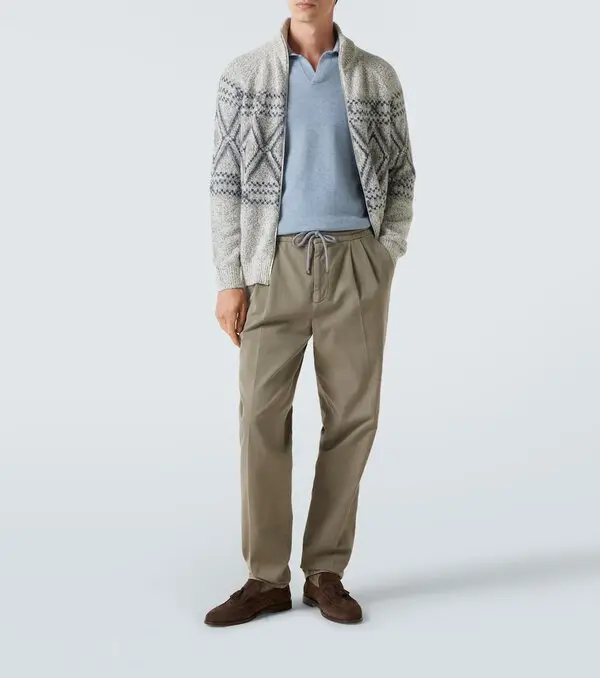 Brunello Cucinelli Cashmere Polo Sweater