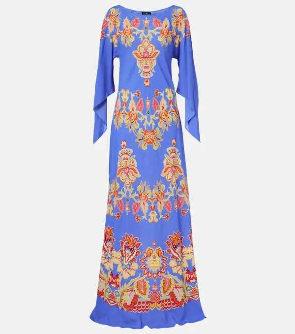 Etro Printed Maxi Dress - Multicoloured