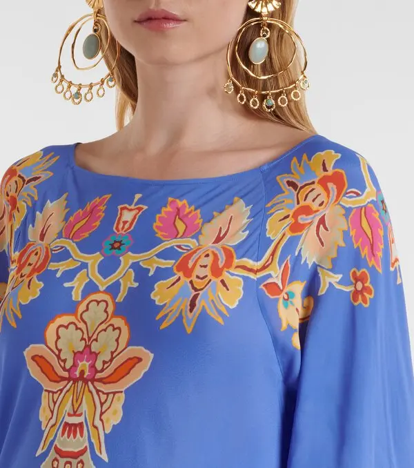 Etro Printed Maxi Dress