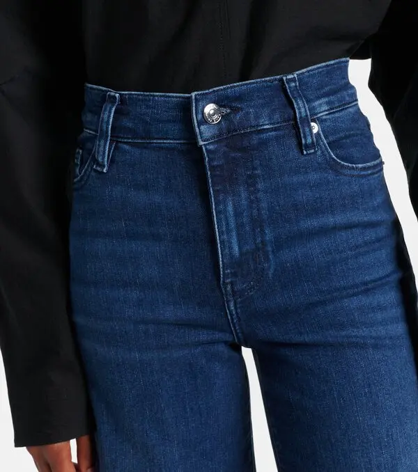 FRAME Le Slim Palazzo Wide-leg Jeans - Blue