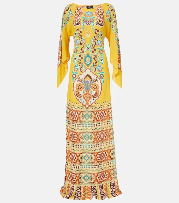 Etro Printed Maxi Dress - Multicoloured