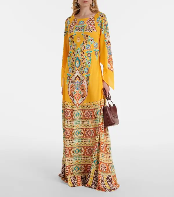 Etro Printed Maxi Dress