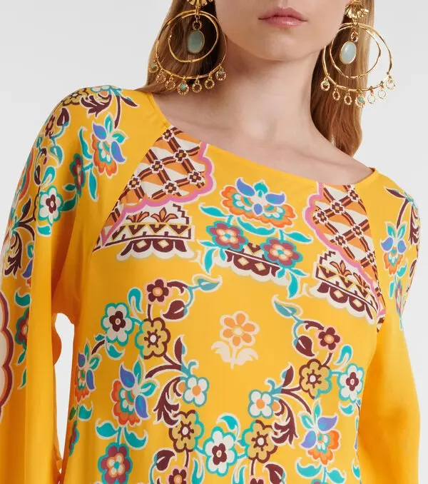 Etro Printed Maxi Dress