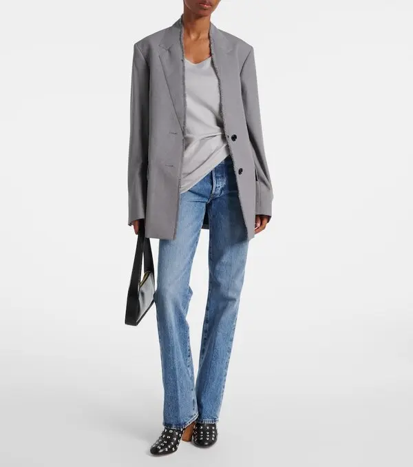 FRAME The Vertical Straight Jeans In Knock Out