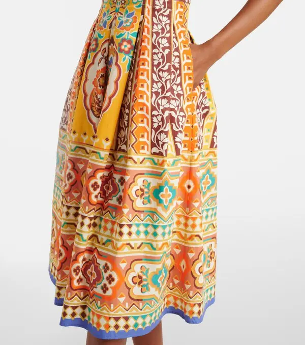 Etro Printed Cotton Midi Dress