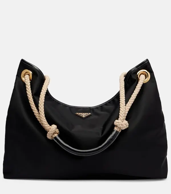 Prada Marinier Large Re-nylon Shoulder Bag - Black