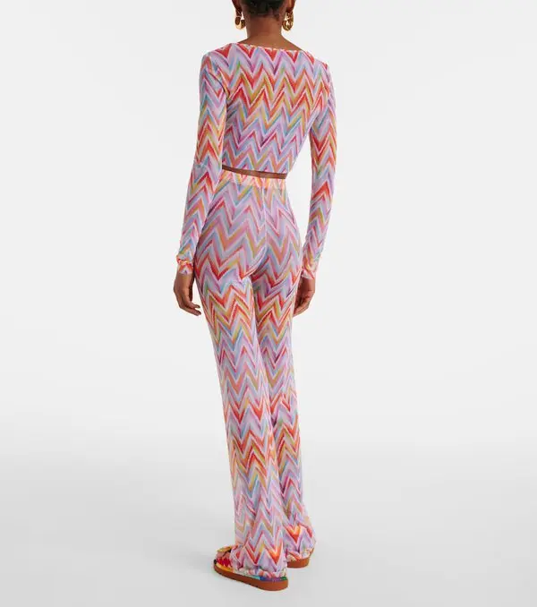 Missoni Chevron Cropped Top