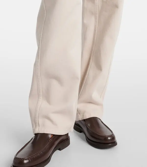 Brunello Cucinelli High-rise Straight Leg Jeans