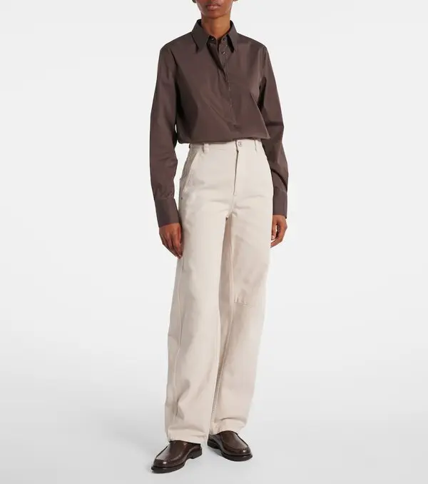 Brunello Cucinelli High-rise Straight Leg Jeans