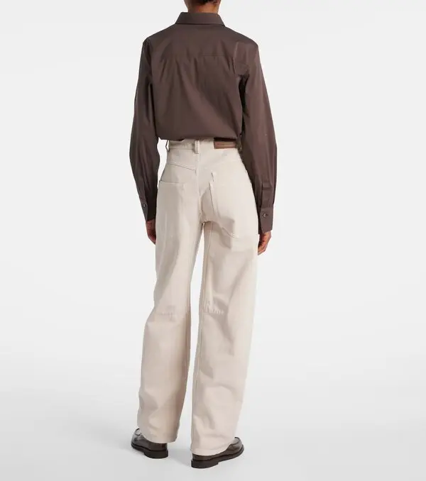 Brunello Cucinelli High-rise Straight Leg Jeans