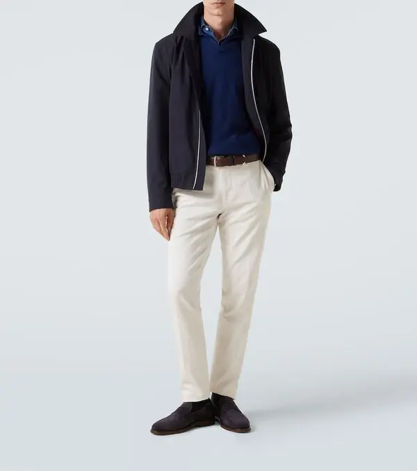 Brunello Cucinelli Cashmere Polo Sweater