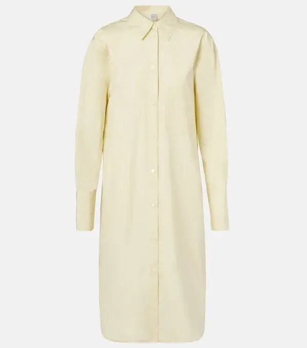 TOTEME Cotton Poplin Shirt Dress