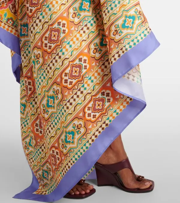 Etro Printed Silk Midi Dress - Multicoloured