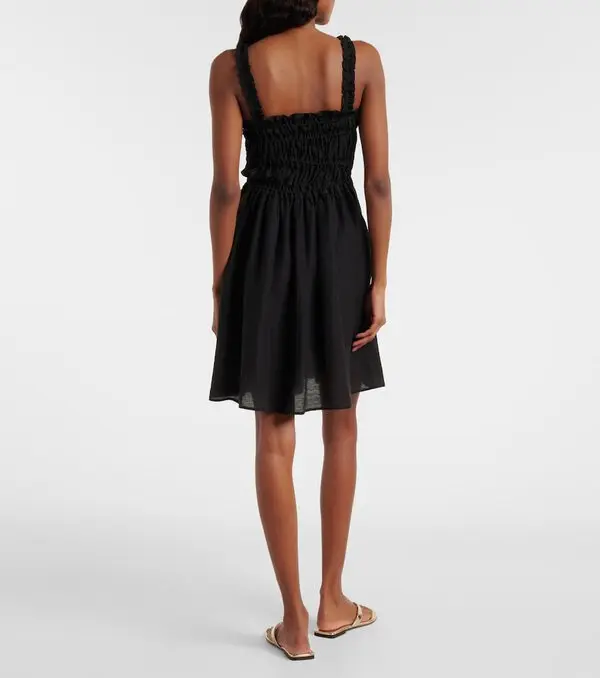 Tory Burch Smocked Mini Dress