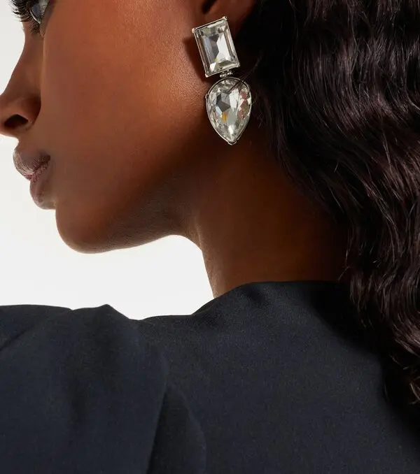 Alexander McQueen Cocktail Crystal-embellished Earrings
