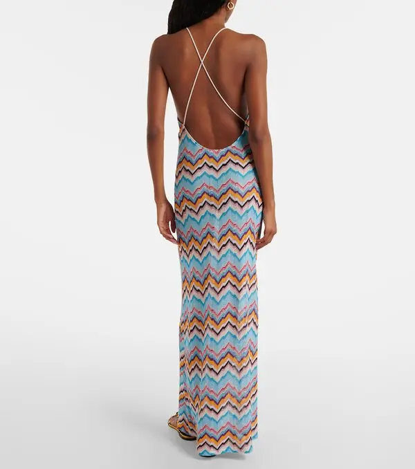 Missoni Zigzag Lamé Maxi Dress