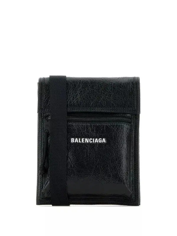 Balenciaga Small Explorer Crossbody Bag - Black