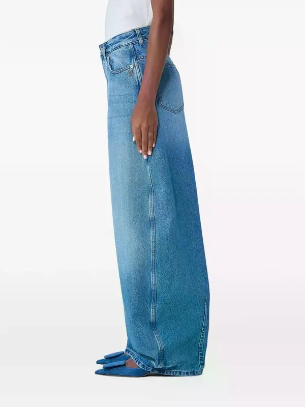 Jacquemus High-waisted Wide-leg Jeans - Blue