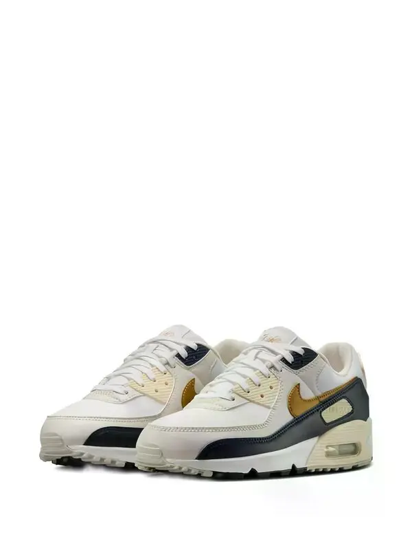 Nike Max 90 "olympic" Colour-blocked Lace-up Sneakers - White