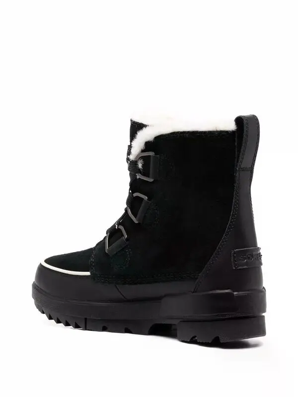 Sorel Faux-fur Trimmed Suede Boots