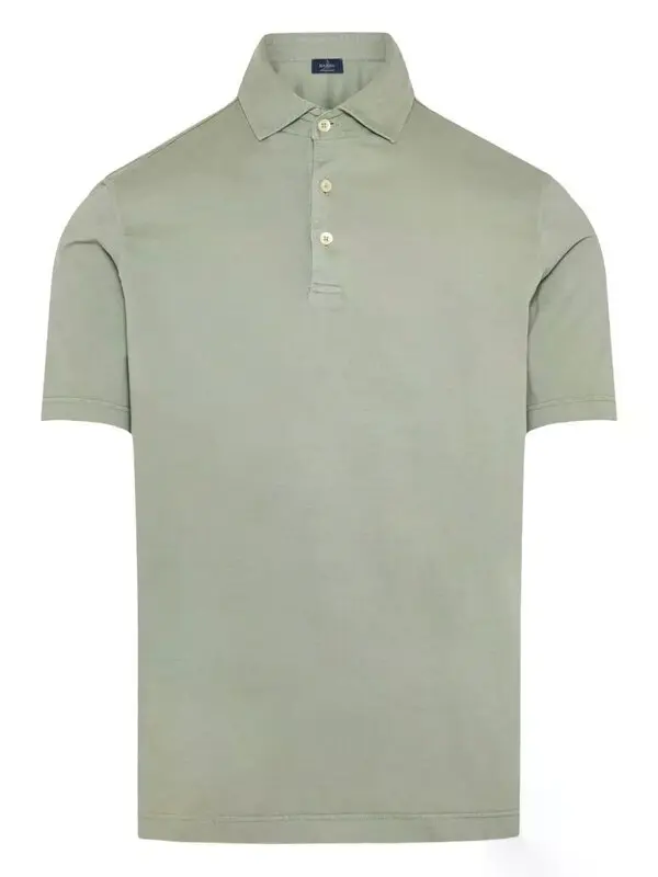 BARBA NAPOLI Cotton Polo Shirt - Green
