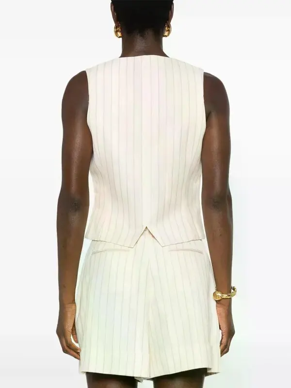 Zimmermann Pinstriped Herringbone Waistcoat