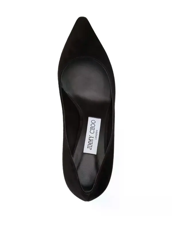 JIMMY CHOO 60mm Romy Calf Suede Pumps - Brown
