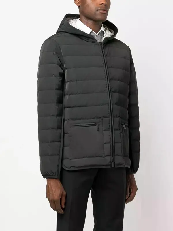 Thom Browne Padded Jacket With Signature 4-bar Stripe